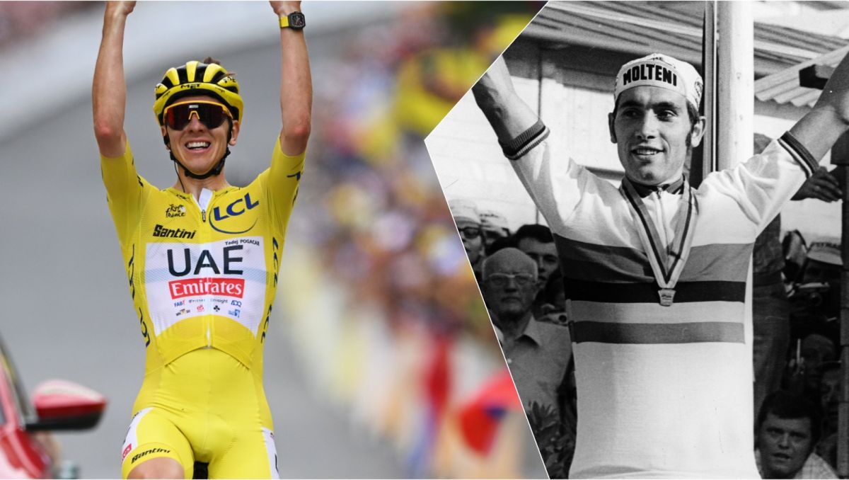 Tadej Pogacar kolarzem wszech czasów? "To nowy Eddy Mercx" | TVP SPORT