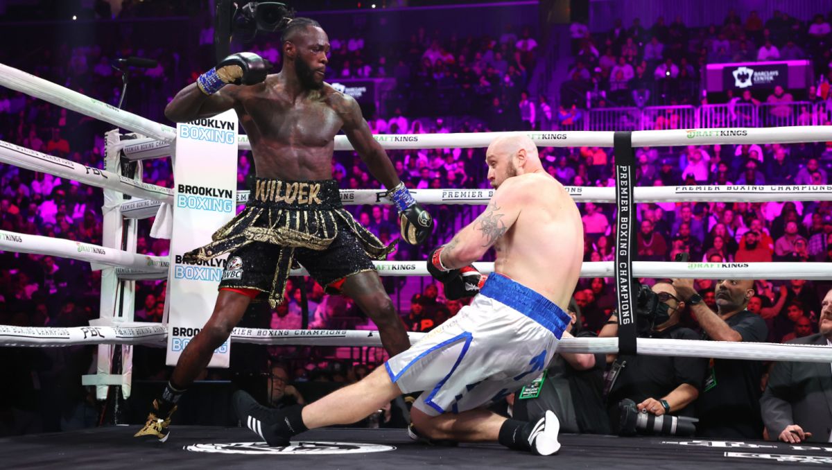 Boks. Deontay Wilder wrócił do ringu w wielkim stylu. Znokautował Roberta Heleniusa w 1. rundzie ...