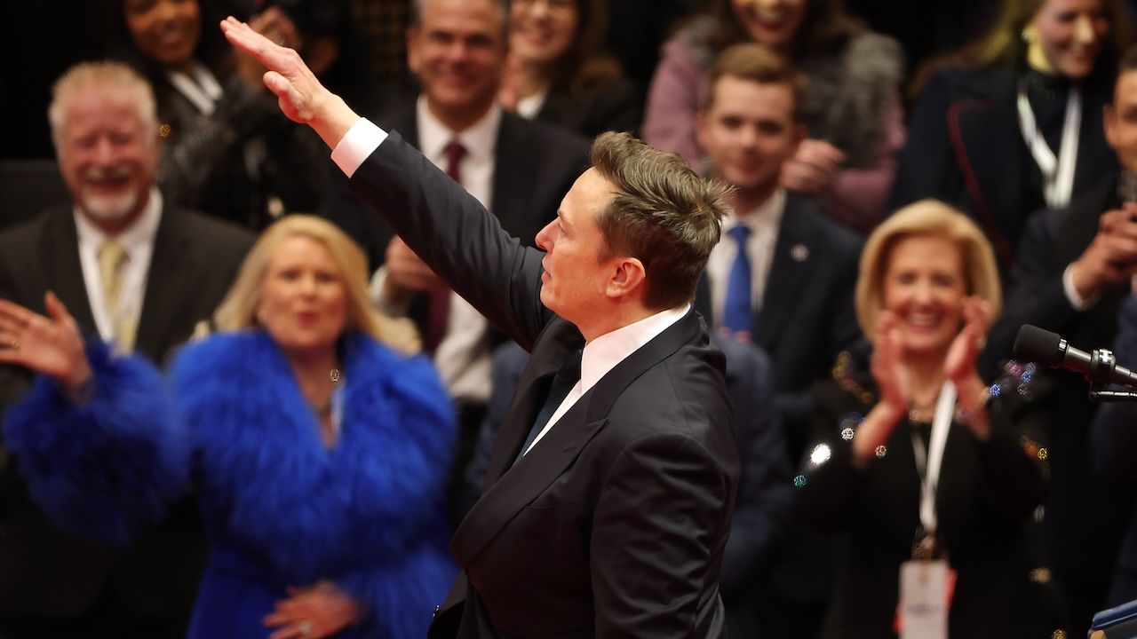 USA. Elon Musk wykonał salut rzymski podczas inauguracji Donalda Trumpa ... USA. Elon Musk wykonał salut rzymski podczas inauguracji Donalda Trumpa ...