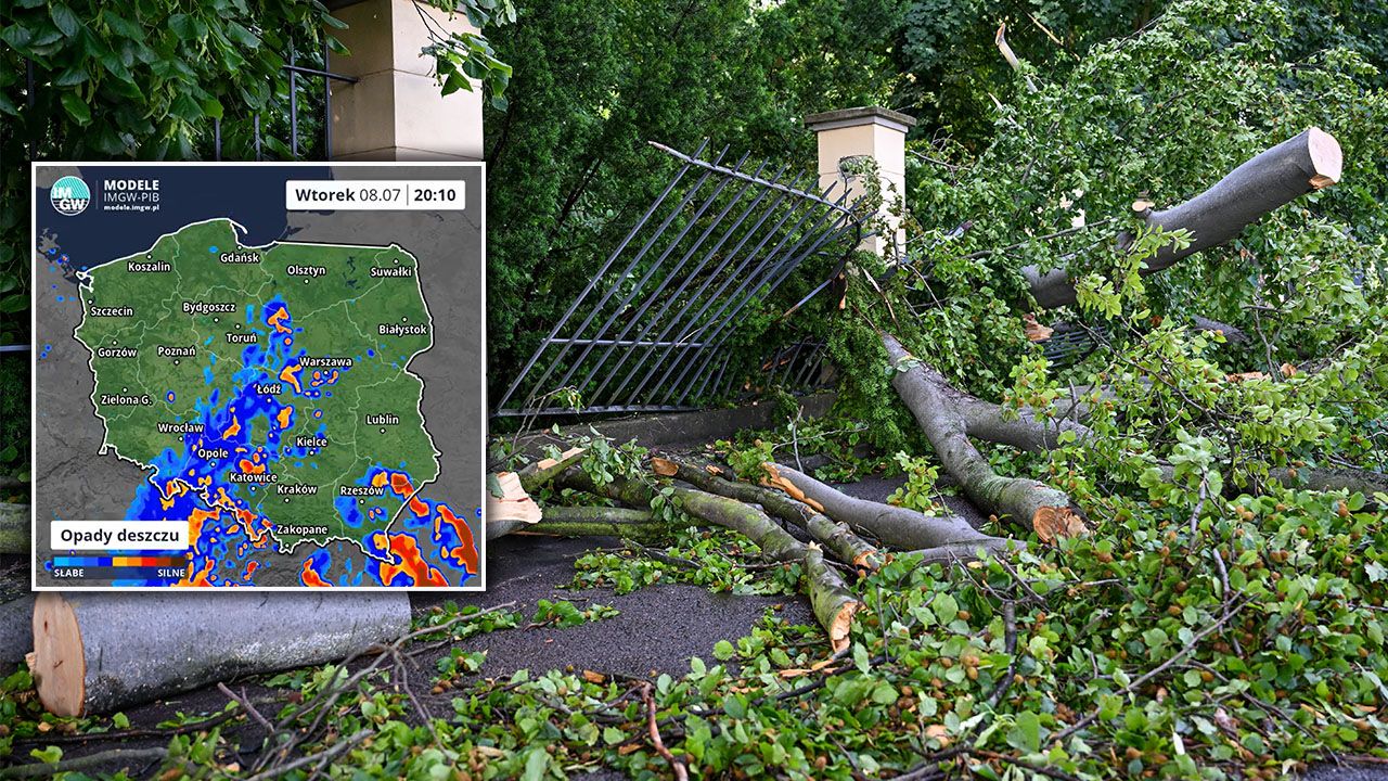 Niż genueński, który nadciąga nad Polskę, przyniesie intensywne opady deszczu. Najnowsze ...