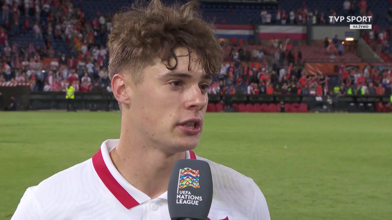 Holandia - Polska. Nicola Zalewski wywiad po meczu | TVP SPORT