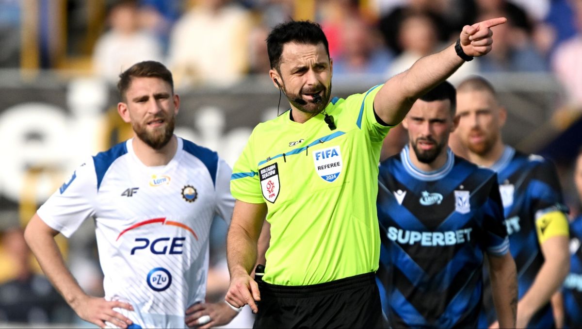 Zabrał żonę z pola bijatyki i sędziował w Ekstraklasie | TVP SPORT