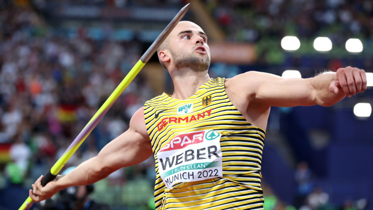 ME w lekkoatletyce. Julian Weber najlepszy w rzucie oszczepem | TVP SPORT