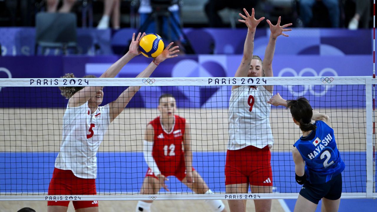 Polish women’s volleyball team outmuscles Japan in Olympic opener