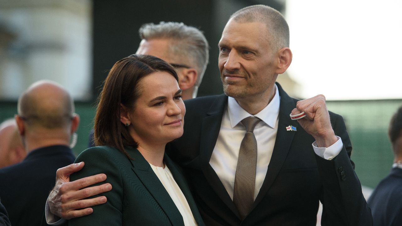 Freed Belarusian opposition leader details ‘overflowing emotions’