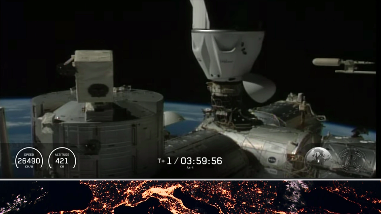 Dragon dokuje do ISS. Na pokładzie Polak Sławosz Uznański-Wiśniewski. Transmisja NASA | TVP INFO